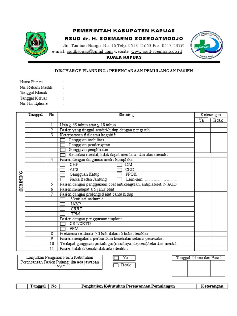 Discharge Planning | PDF