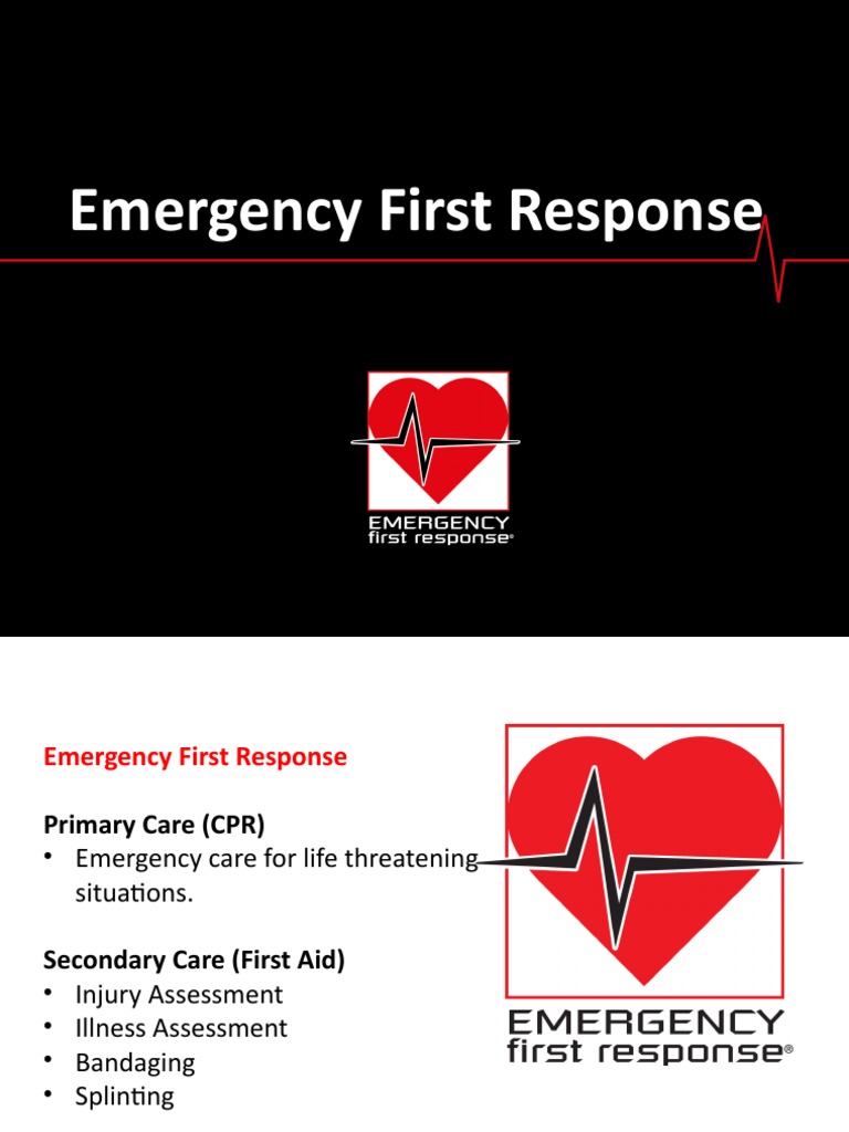 Emergency First Response Guidelines | PDF | Cardiopulmonary ...