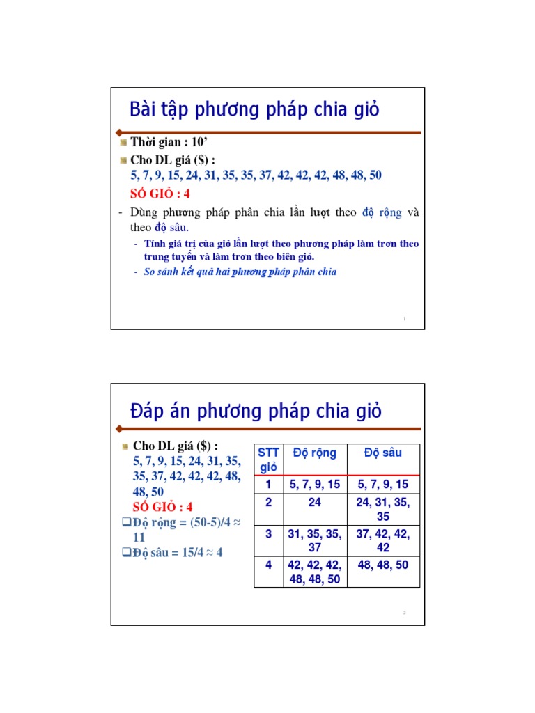 Dap An Bai Tap Chuong 2 Chia Gio | PDF