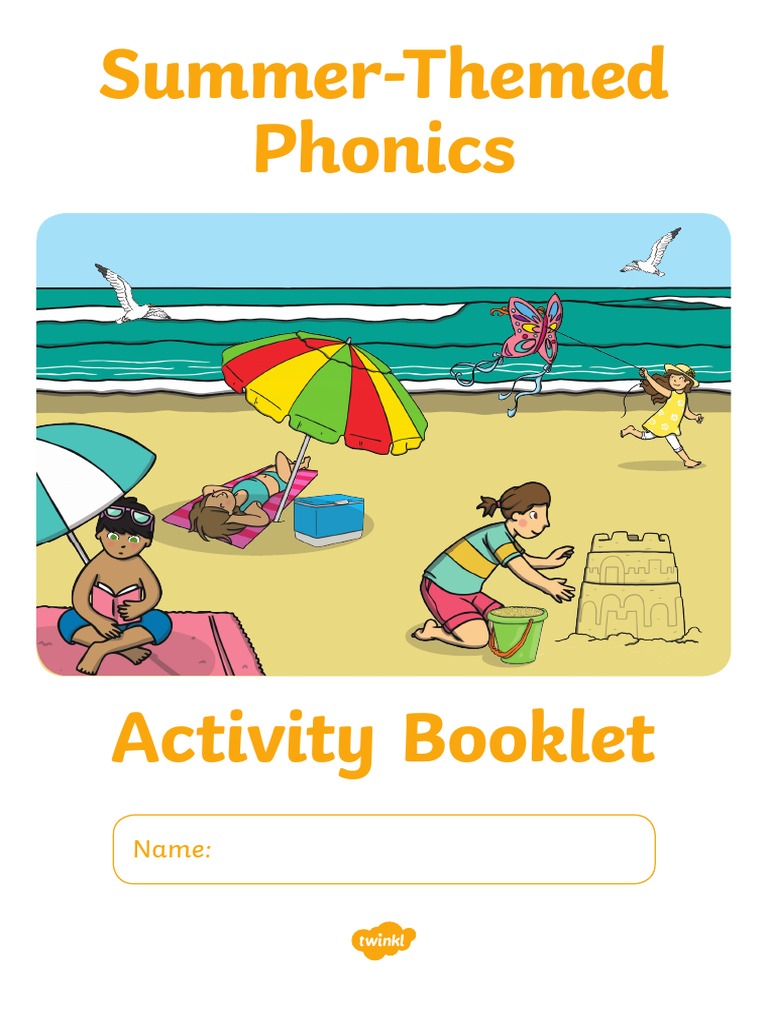 Summer Themed Phonics Activity Booklet | PDF | Writing