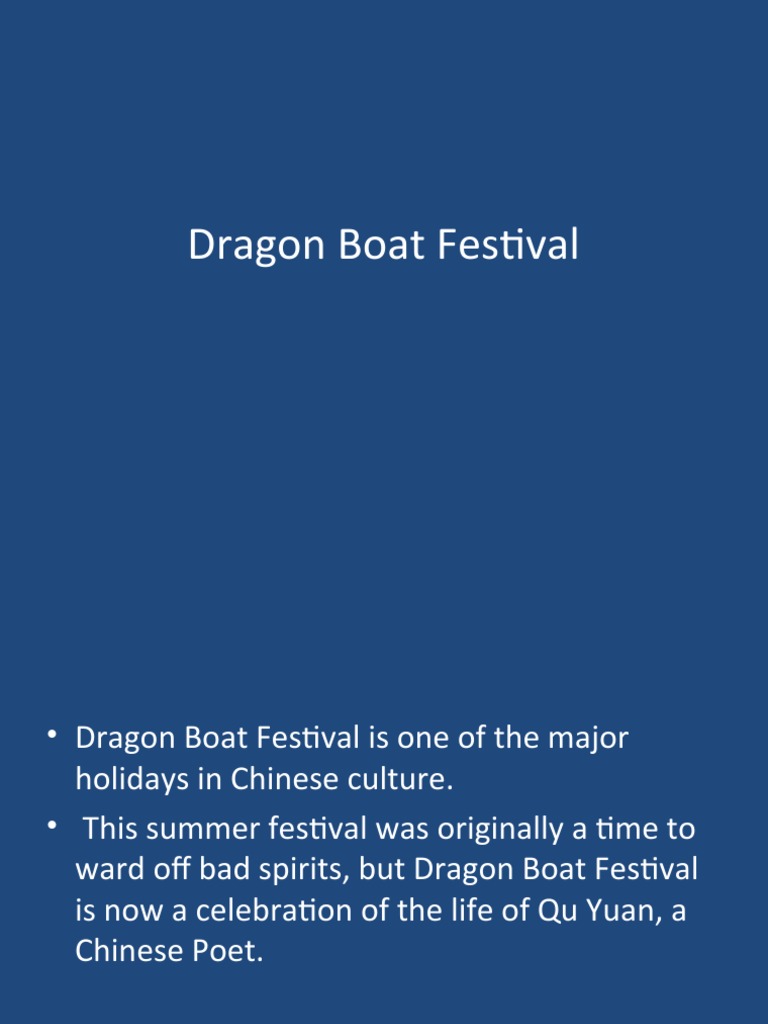 Dragon Boat Festival | PDF | China | World Politics