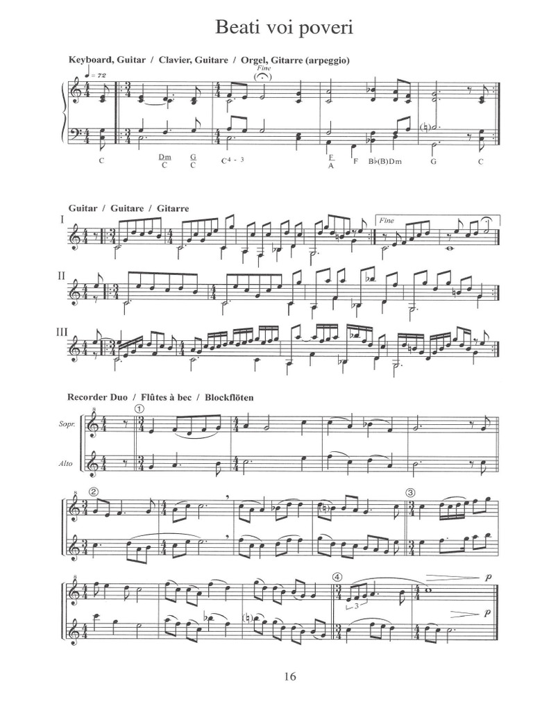 Beati Voi Poveri STRUMENTI | PDF