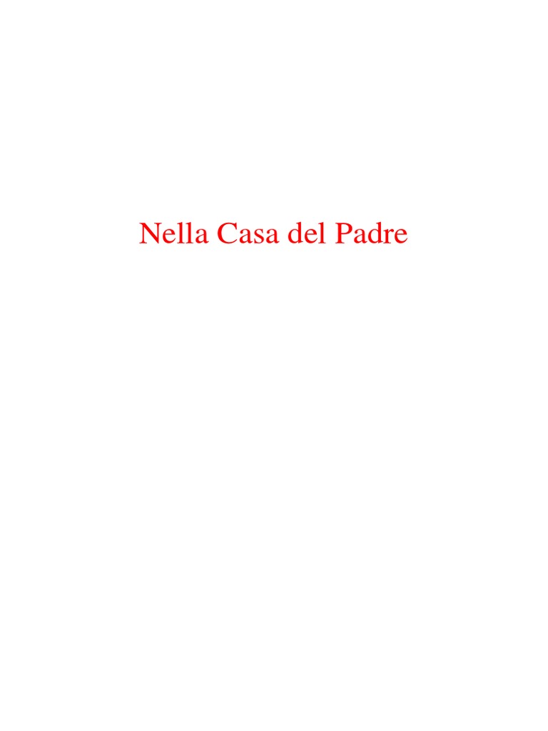 Nella Casa Del Padre Pdf