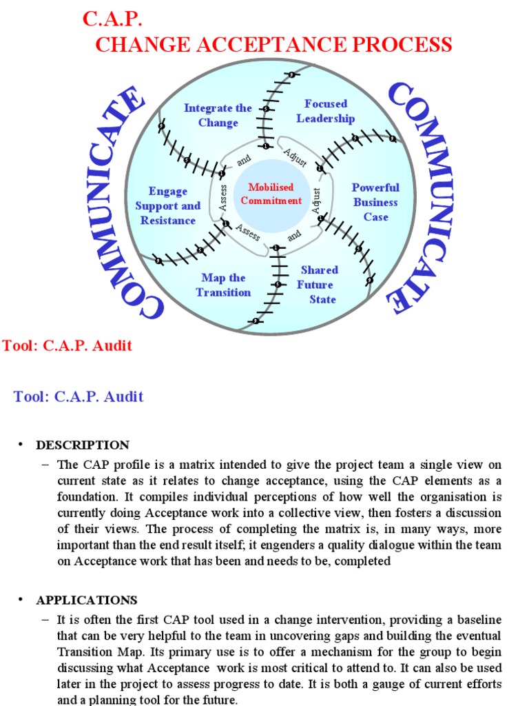 Tools For The Change Acceptance Process | PDF | Leadership | Communication