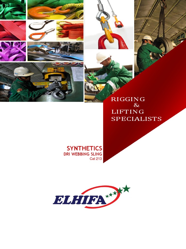 Cat 213 - DRI Webbing Sling | PDF | Bisnis | Teknologi & Rekayasa