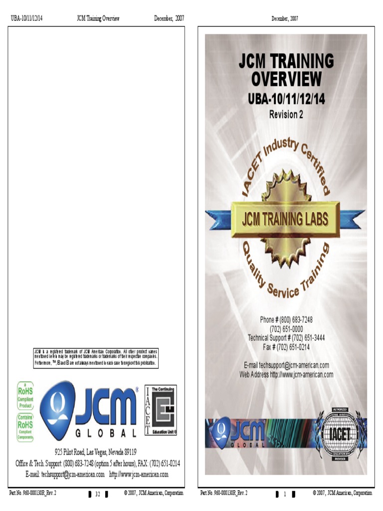 Manual Billetero JCM | PDF | Electrical Connector | Booting