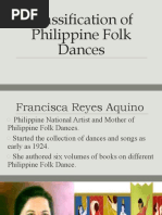 Classification of Philippine Folk Dances | PDF | Art