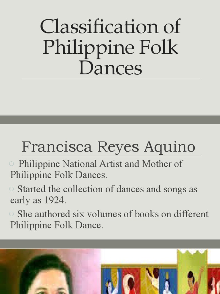 Classification of Philippine Folk Dances | PDF | Dances | Philippines
