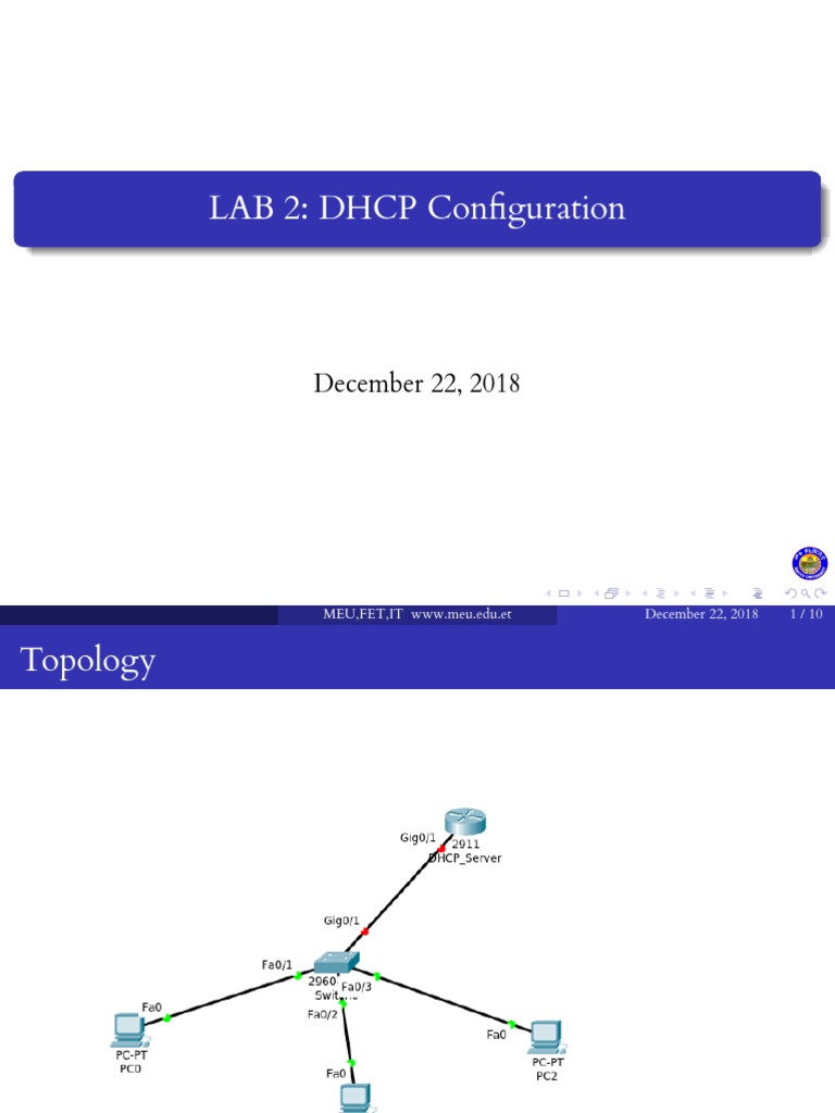 Configuring a DHCP Server to Dynamically Assign IP Addresses | PDF | Ip Address | Router (Computing)