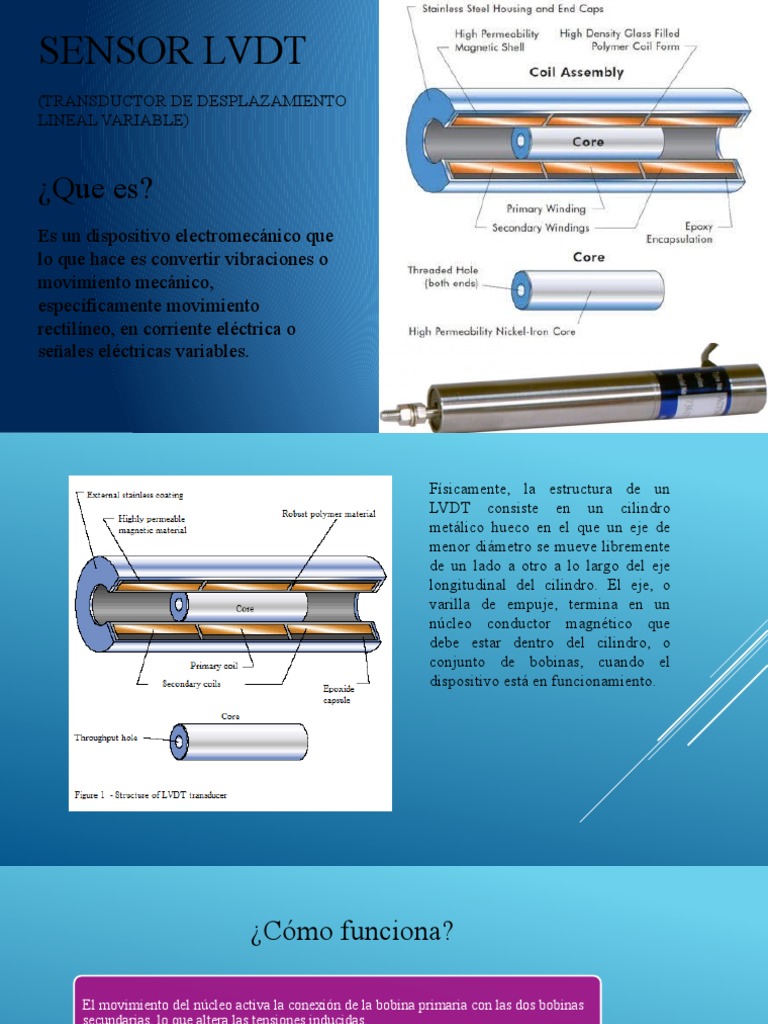 Sensor LVDT | PDF | Corriente eléctrica | Inductor