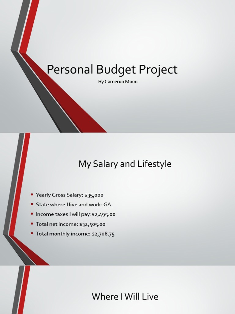 Personal Budget Project | PDF