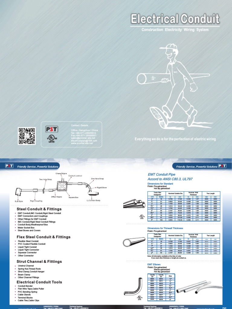 EMT Conduit and Fittings Overview | PDF | Pipe (Fluid Conveyance) | Building Technology