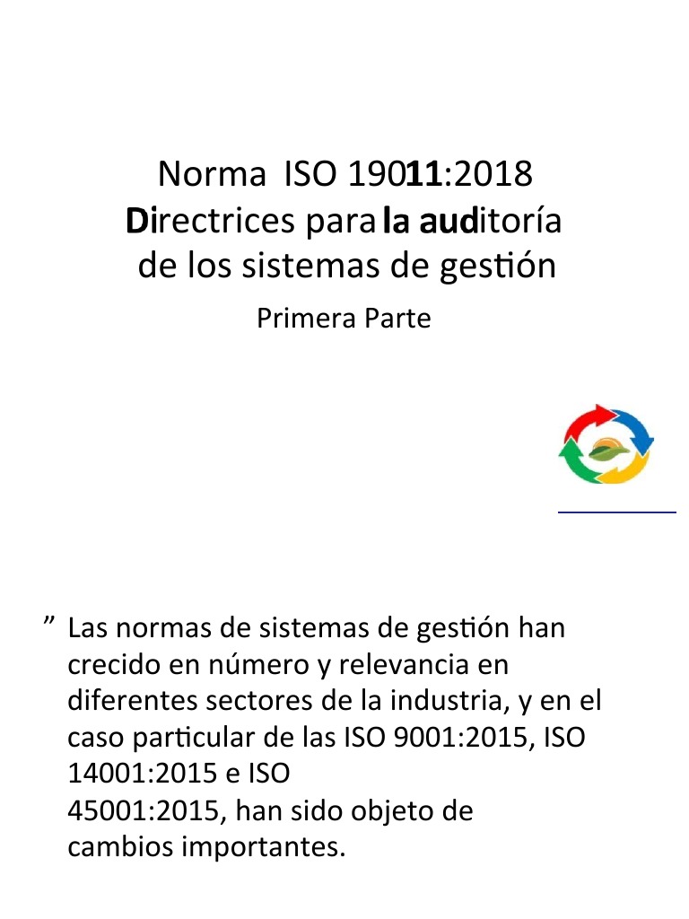 PDF Norma Iso 19011 2018 | PDF | Auditoría | Planificación