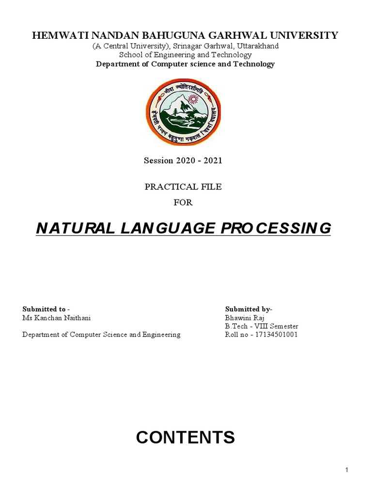 Bhawini NLP Practical | PDF | Parsing | Computing