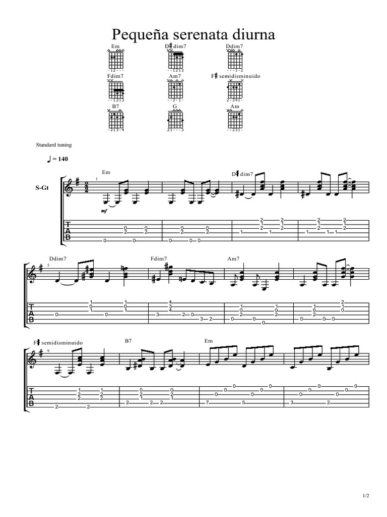 Pequeña Serenata Diurna | PDF