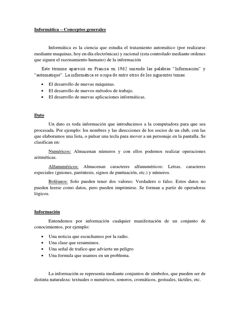 Informatica - TP1 Introduccion | PDF | Informática | Programación