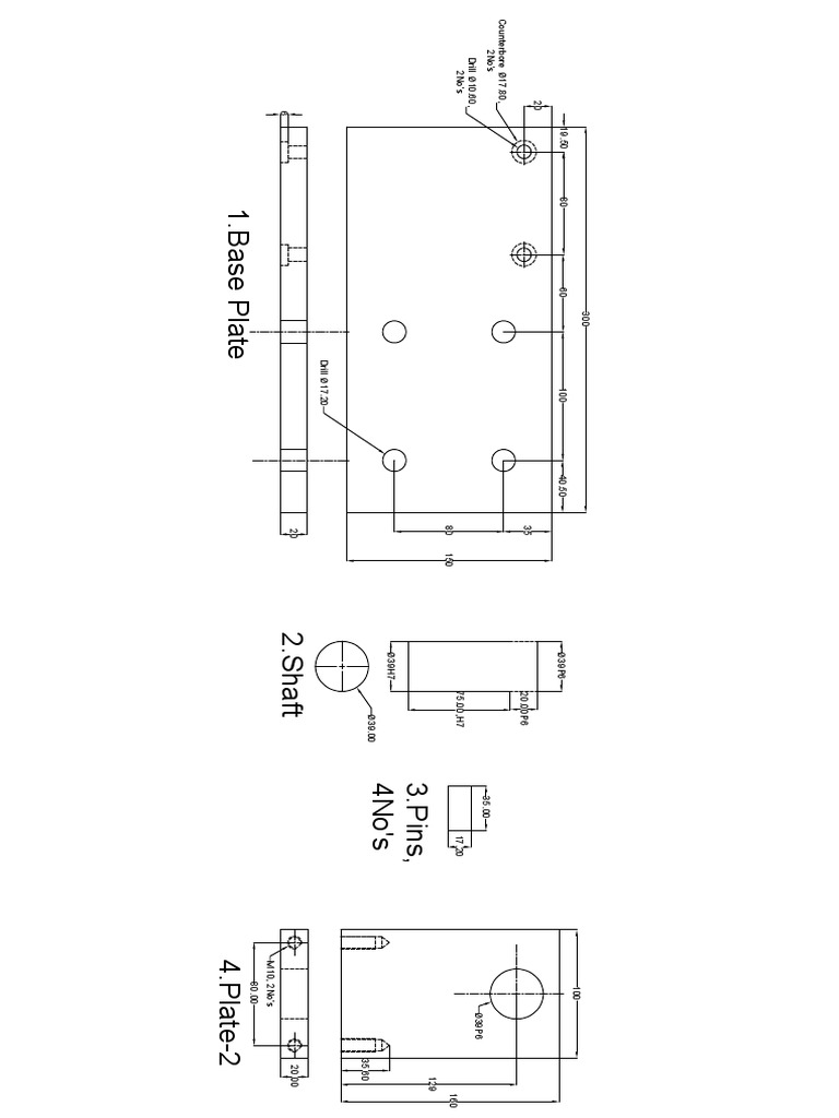 Swivel Pipe - Jig Part Drawing | PDF