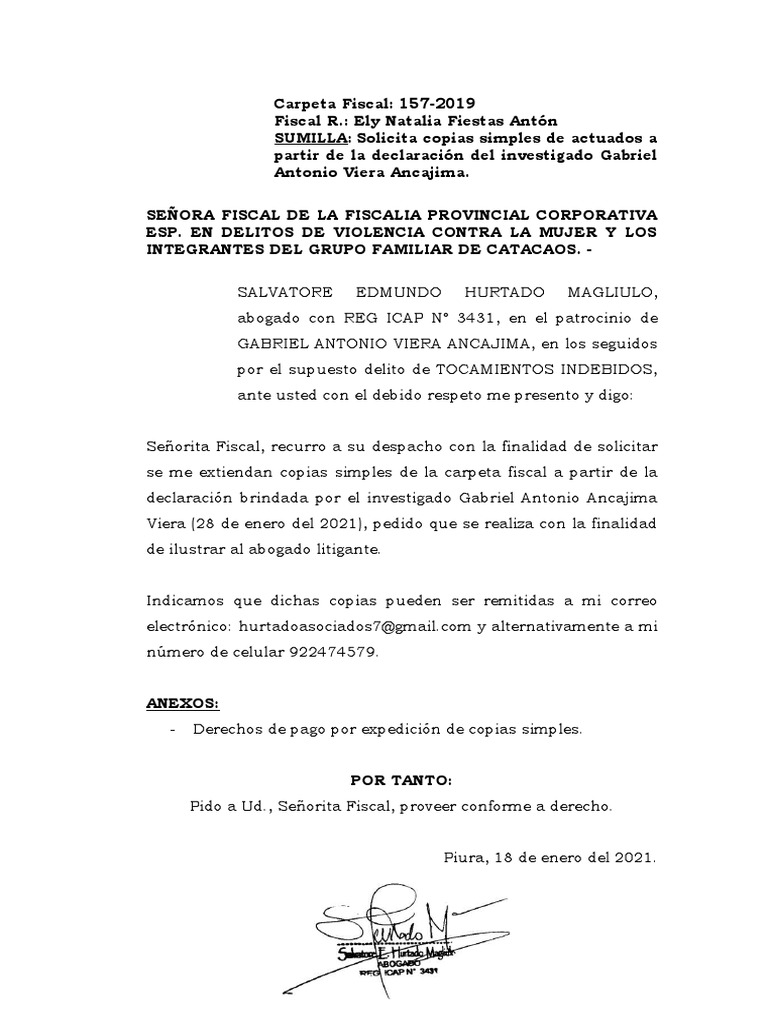 Copias Simples | PDF