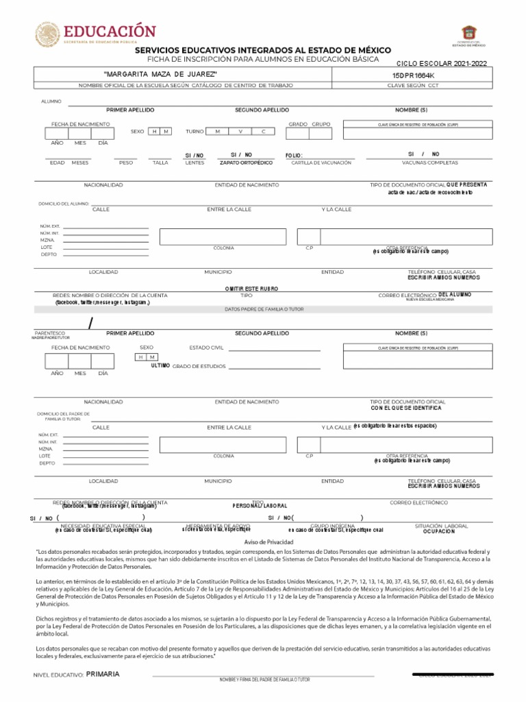 Ficha Inscrip. Modificada | PDF