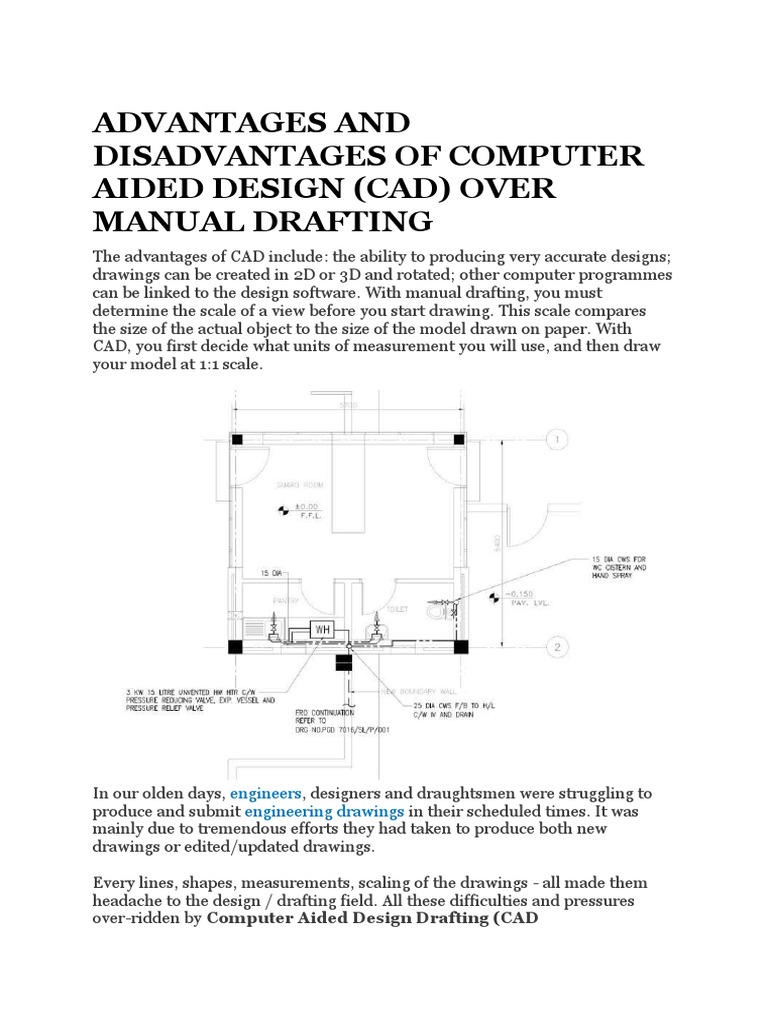 Comparing the Advantages of Computer-Aided Design Over Manual Drafting ...