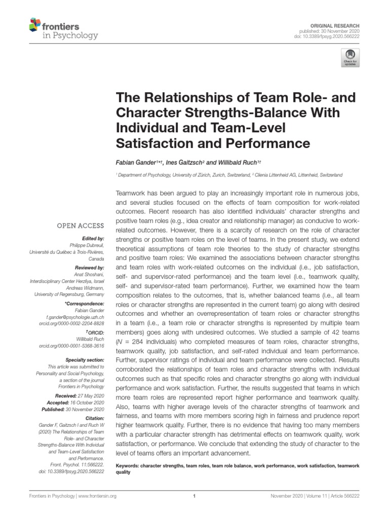 Character Strenghts | PDF | Behavioural Sciences | Cognition