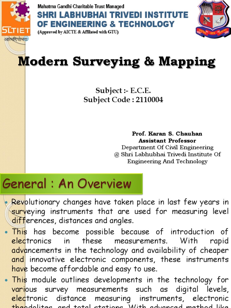 Modern Survey Unit-4 | PDF | Surveying | Geographic Information System