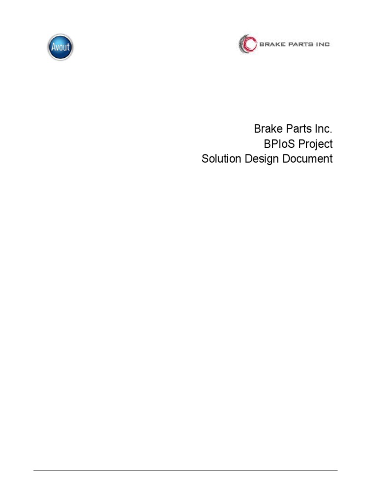 SD01 - Solution Design Document BPI | PDF | Accounts Payable | Inventory