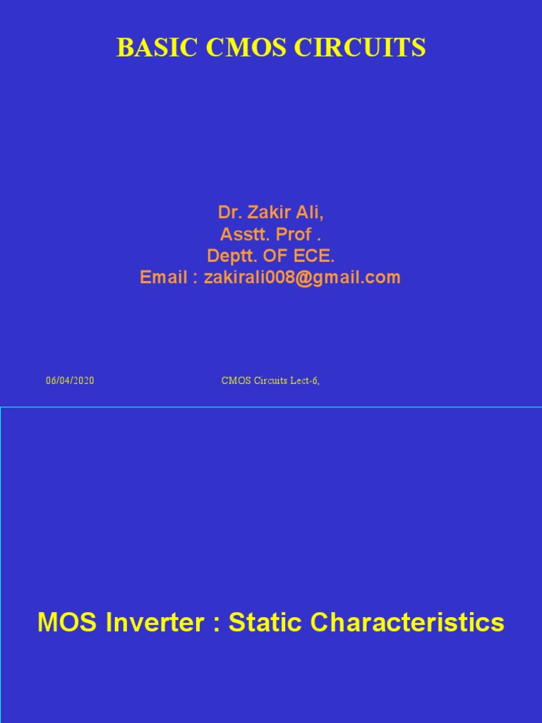 CMOS Inverter Design and Analysis | PDF | Cmos | Power Inverter