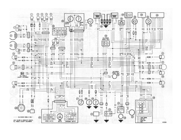 Suzuki Katana 50 Wiring Diagram