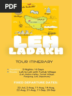 Leh-Ladakh Full Circuit Map 2024 | PDF