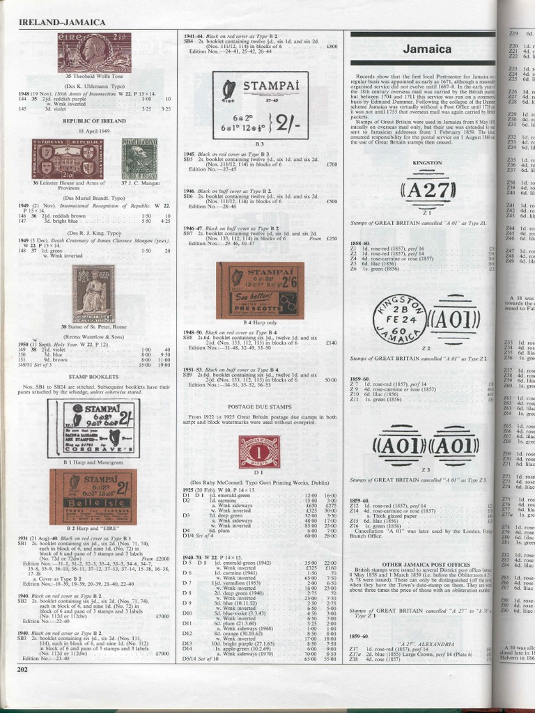 Stamp Catalogue (Stanley Gibbons) Commonwealth & British Empire Stamps ...