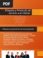 Evidencia GA3 PROTOCOLO DE ATENCION | PDF | Servicio al Cliente | Cliente