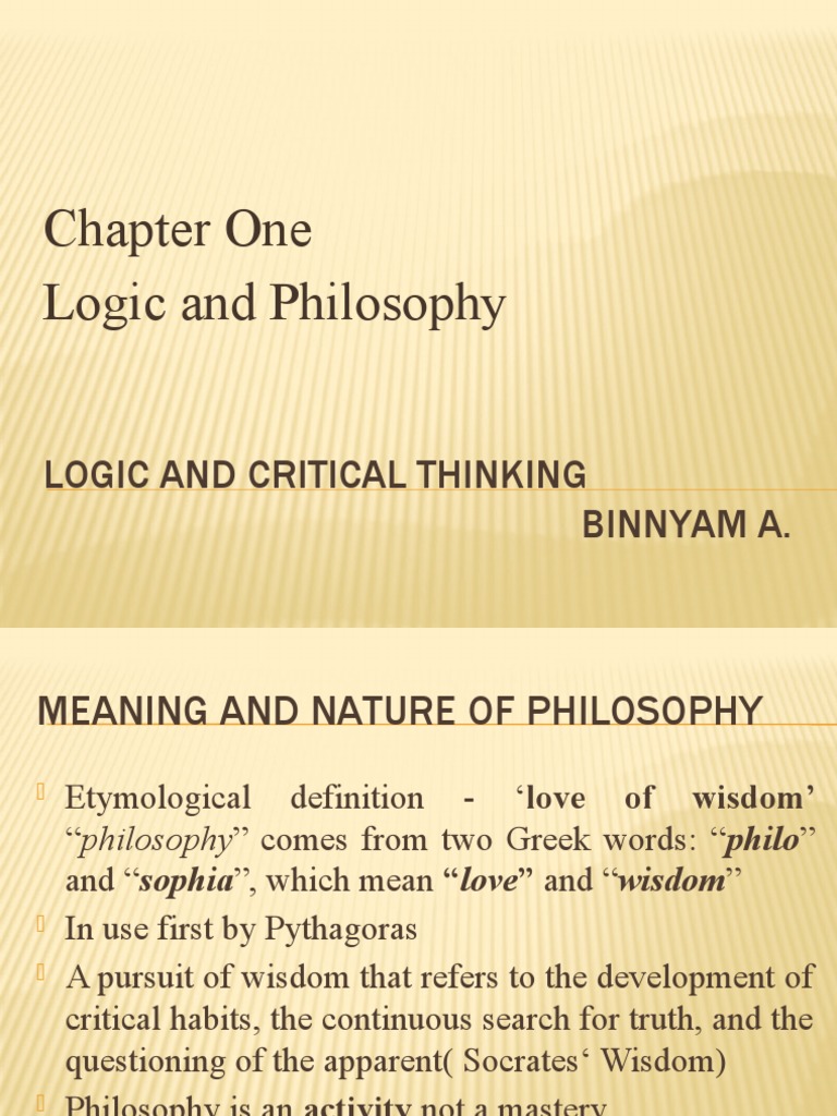 Logic and Critical Thinking CH 1 | PDF | Critical Thinking | Value (Ethics)