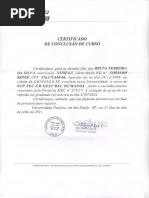 Certificado - Unip Conclusao de Curso | PDF