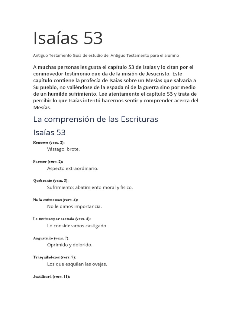 Isaias 53 Pdf