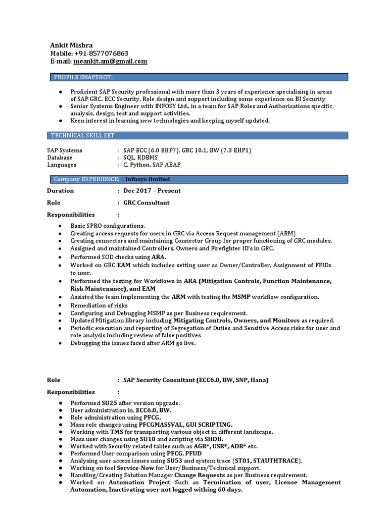 Mobile: +91-8577076863: Ankit Mishra | Download Free PDF | Computing | Information Technology