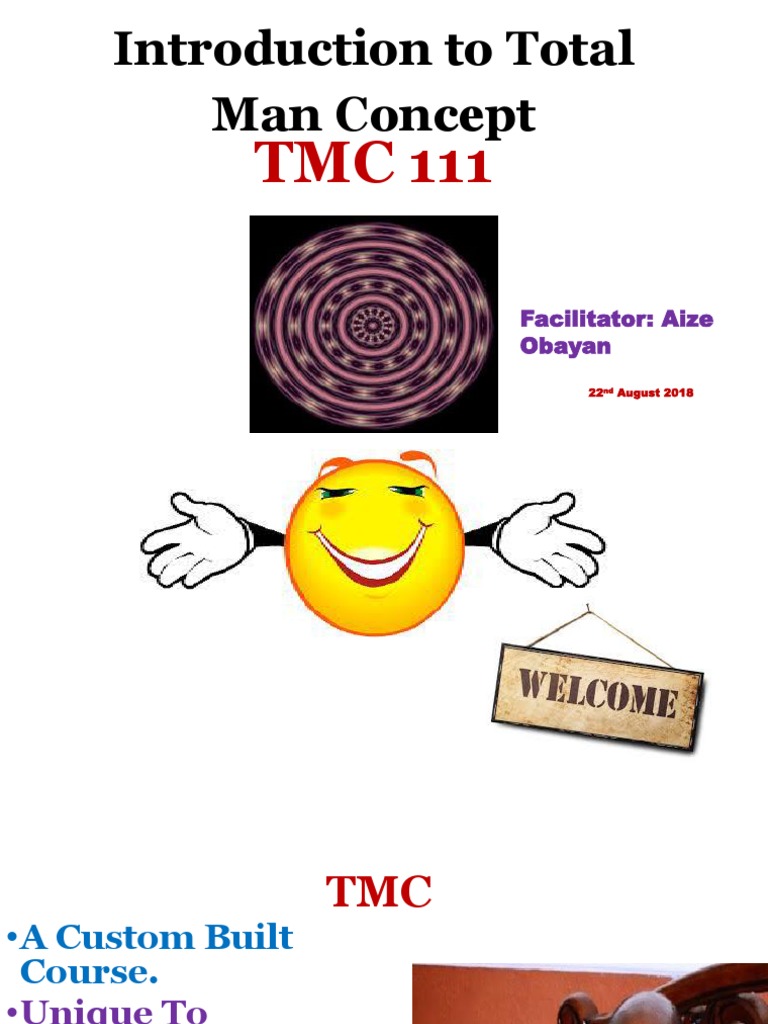Introduction to the Total Man Concept (TMC) Course: Understanding Man ...