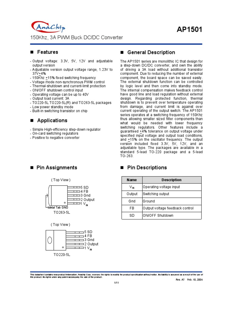 1501-xx Regulator | PDF | Printed Circuit Board | Electrical Components