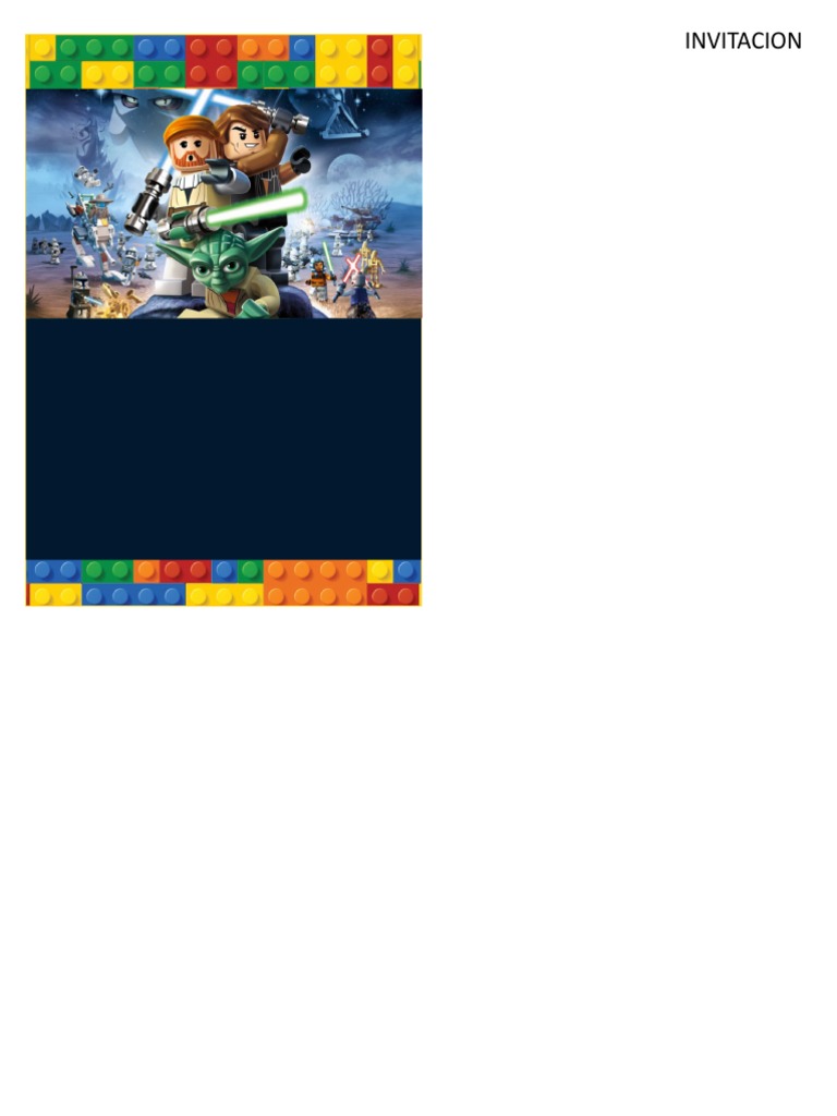 Kit Imprimible Lego Star Wars | PDF