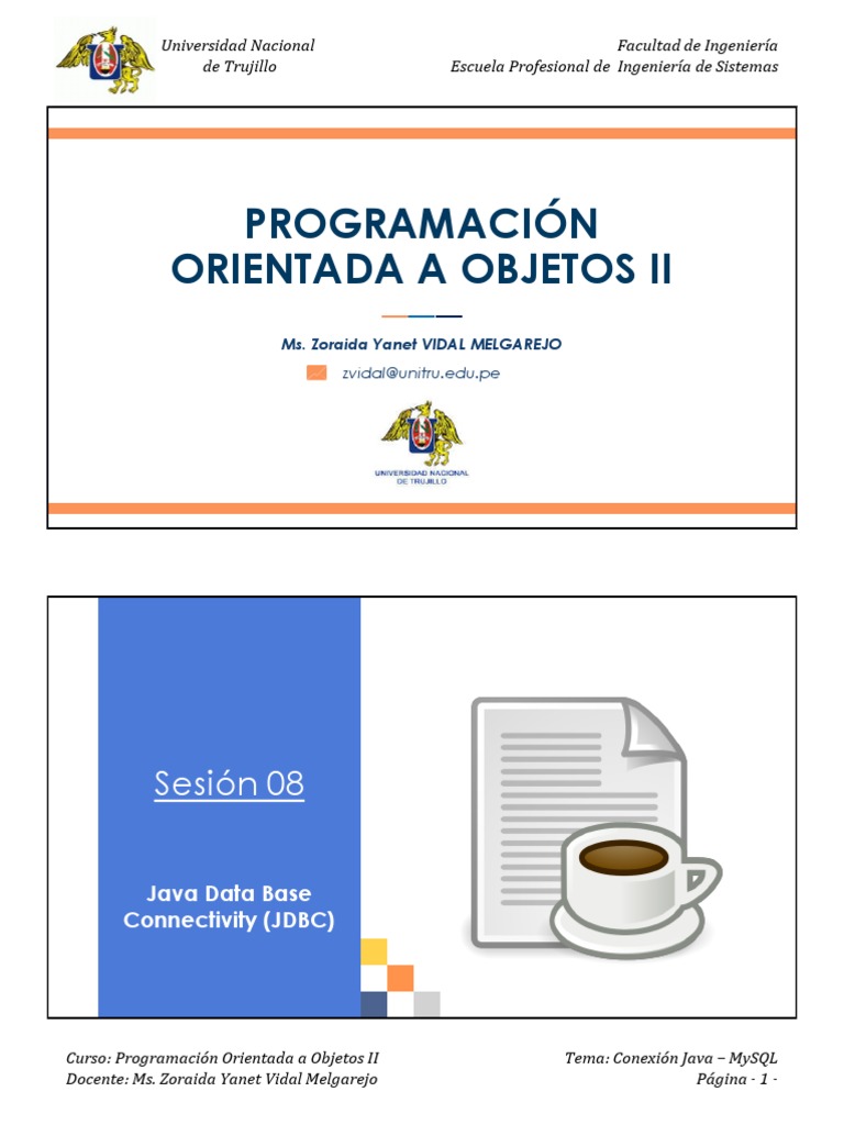 T08 Conexión Java - MySQL | PDF | Java (lenguaje de programación) | SQL