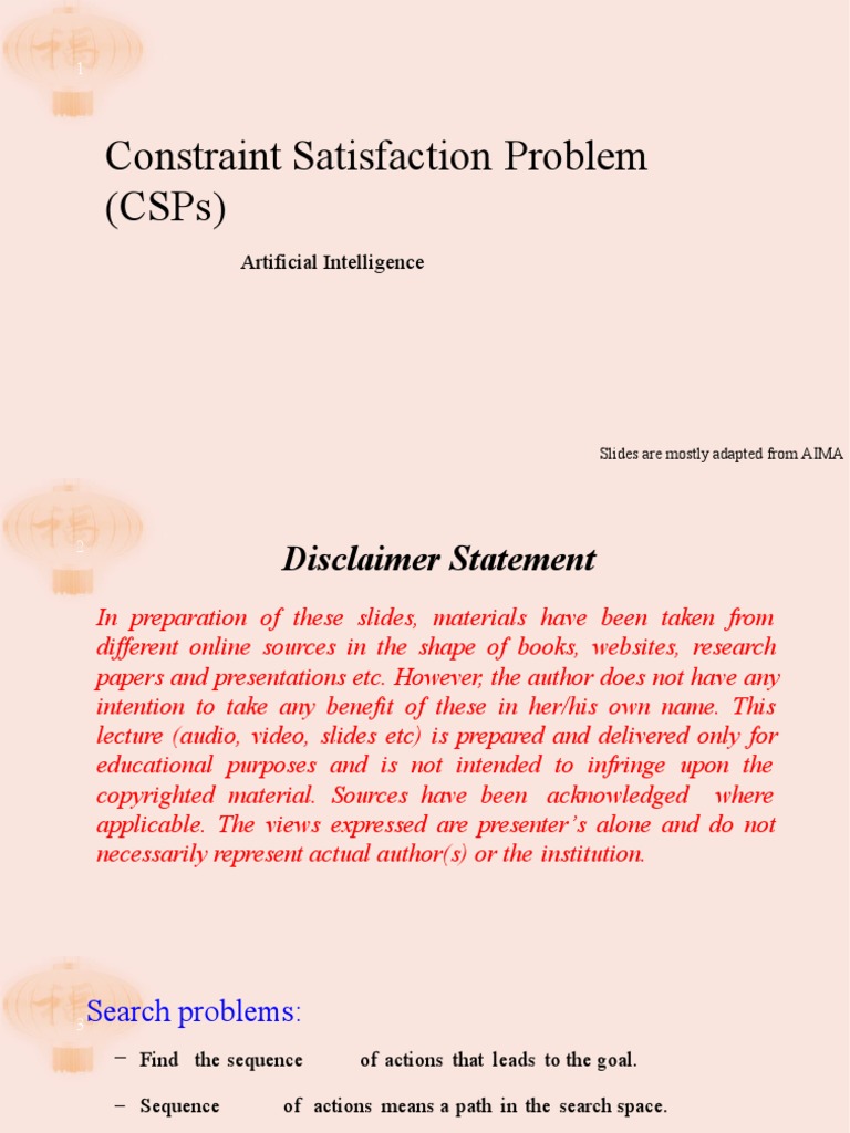 Constraint Satisfaction Problem | PDF | Theoretical Computer Science | Mathematical Logic