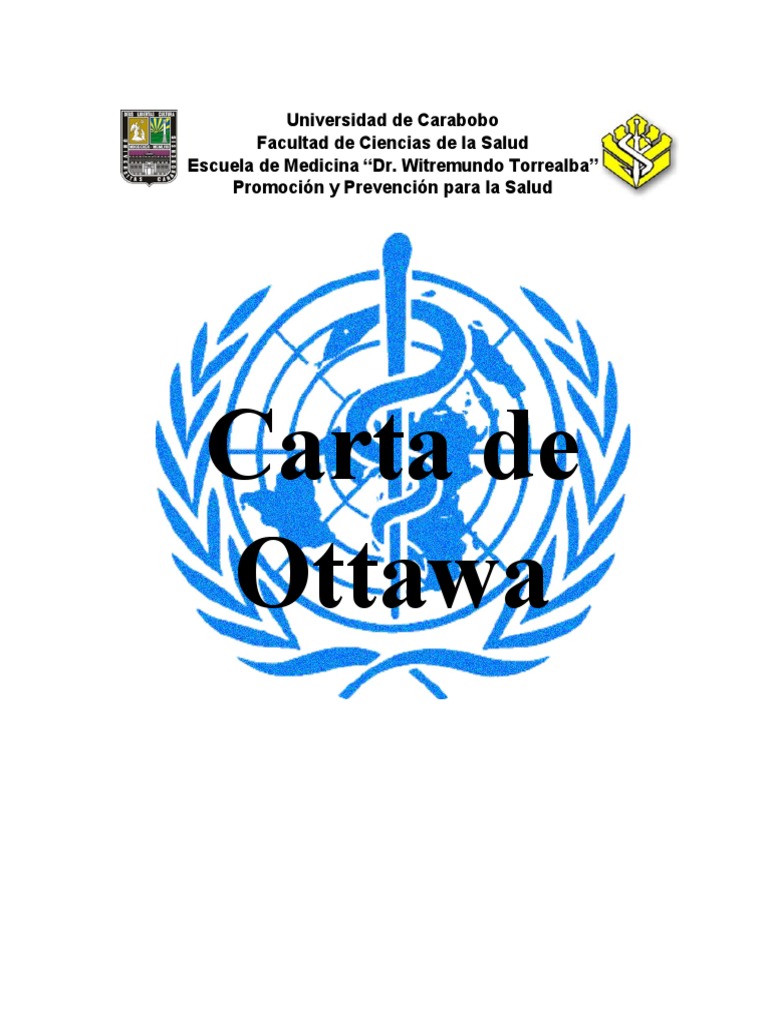 Carta de Ottawa | PDF | Promoción de la salud