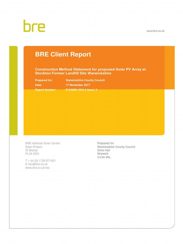 Method Statement | PDF | Waste Management | Recycling