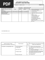 Hydro Test JSA | PDF | Personal Protective Equipment | Prevention