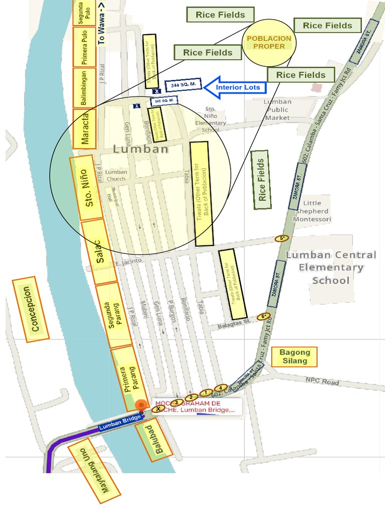 Lot Location Map and Zonal Value - JATB | PDF