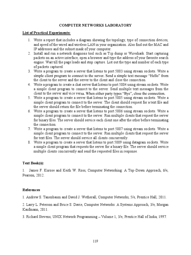 Cnlab | PDF | Port (Computer Networking) | Network Socket