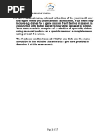 4 & 5 Course Western Set Dinner Menu | PDF | Sauce | Desserts