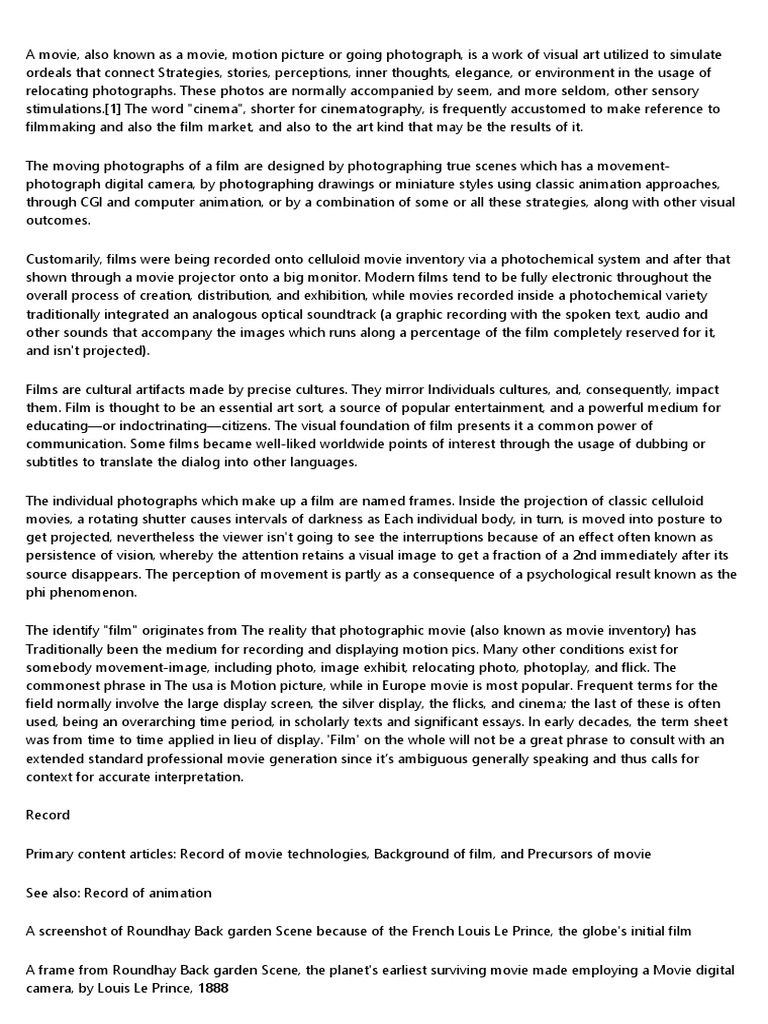 428939the Ultimate Cheat Sheet On Movies | PDF