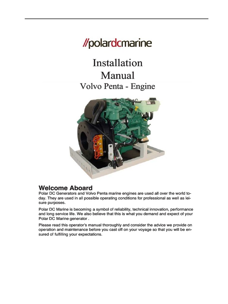 Qdoc - Tips - Volvo Penta Installation Manual | PDF | Belt (Mechanical ...