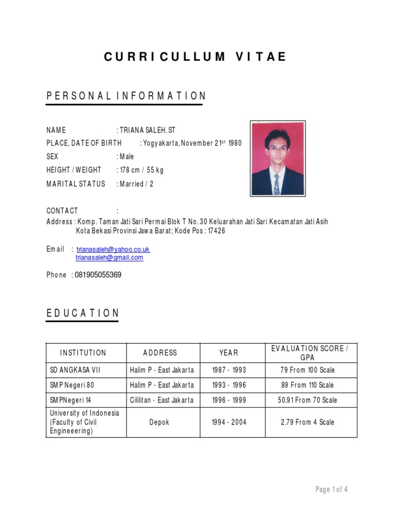 Triana Saleh CV | Download Free PDF | Real Estate Appraisal | Financial ...